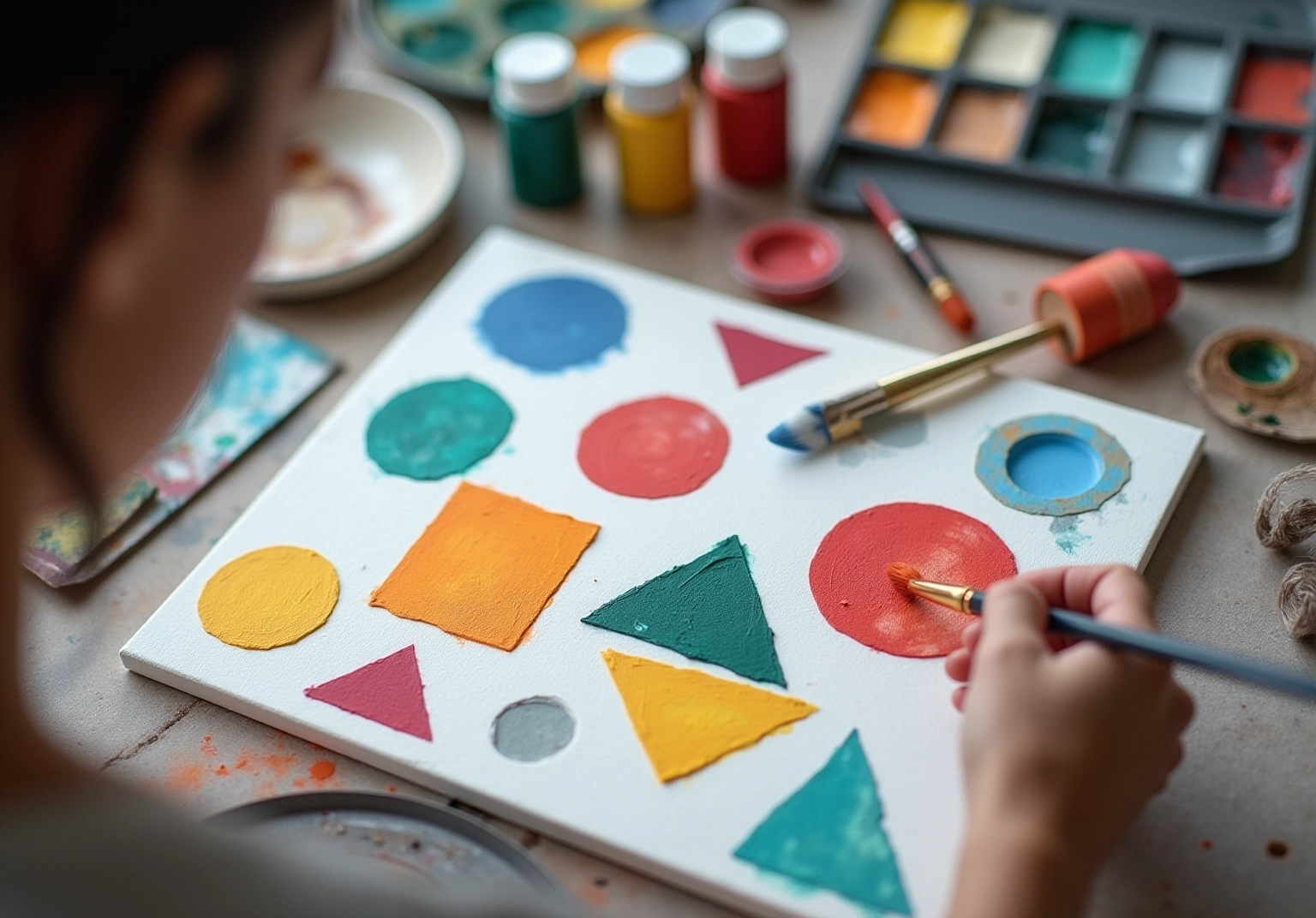 Creating Abstract Art: A Beginner's Journey Creating Abstract Art: A Beginner's Journey