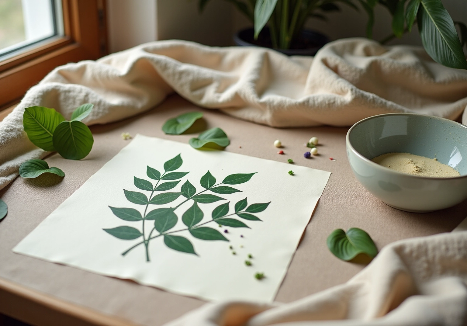 Creating Botanical Prints at Home