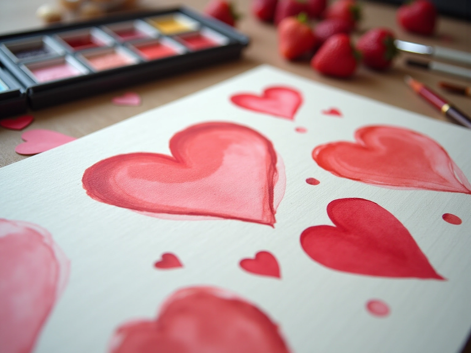 Creating Heartfelt Valentine's Day Watercolor Cards Creating Heartfelt Valentine's Day Watercolor Cards