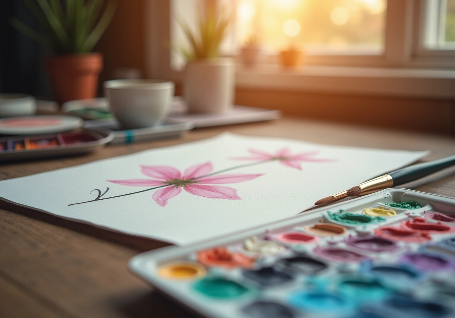 Creating Your First Watercolor Painting