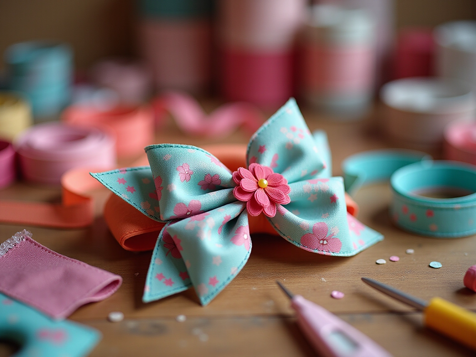 Creative Hair Accessory Crafting