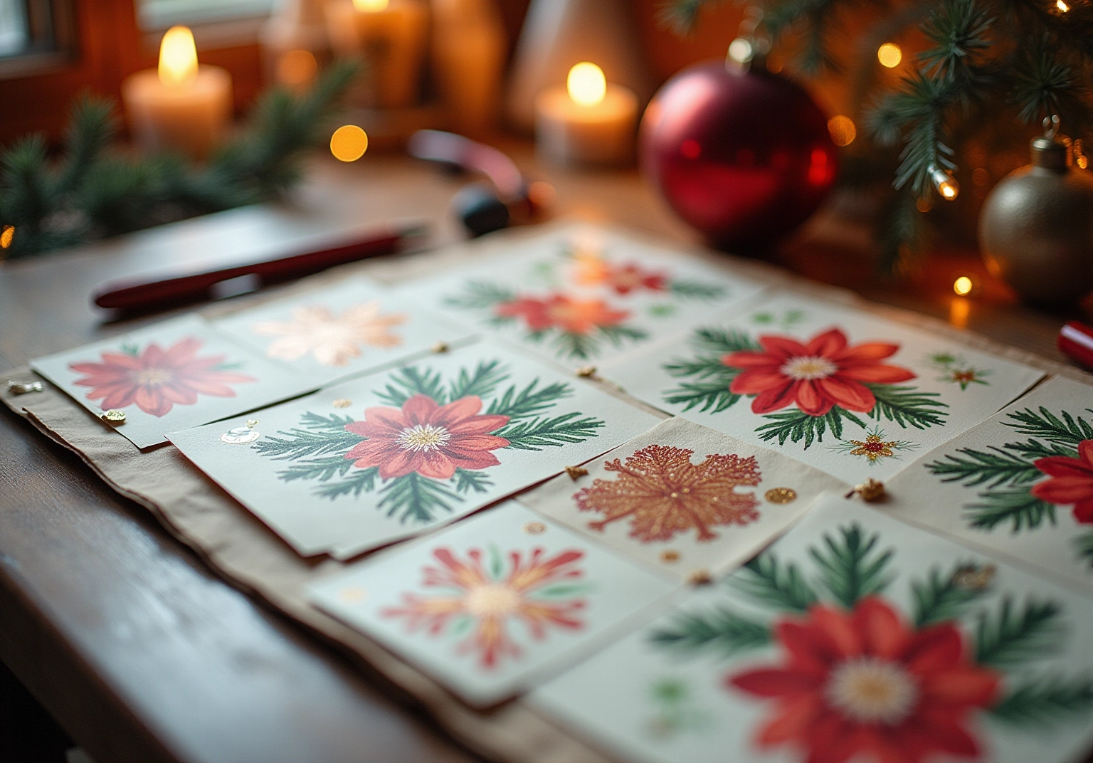 Creative Holiday Card Inspiration Workspace Creative Holiday Card Inspiration Workspace