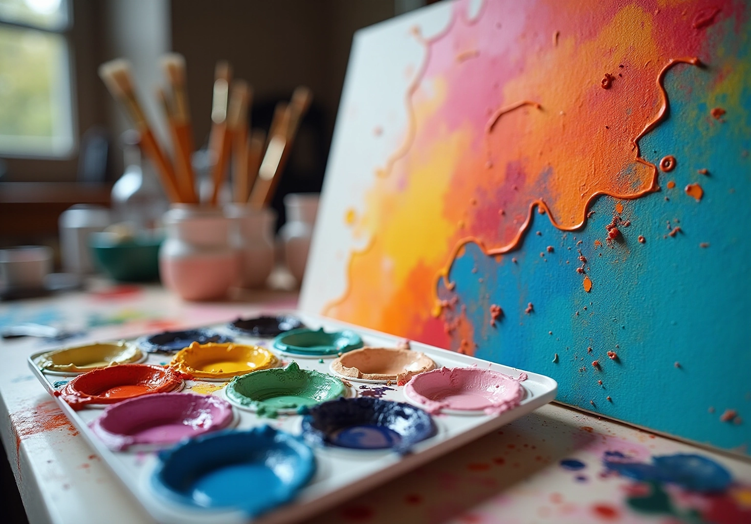 Creative Painting Techniques in Action