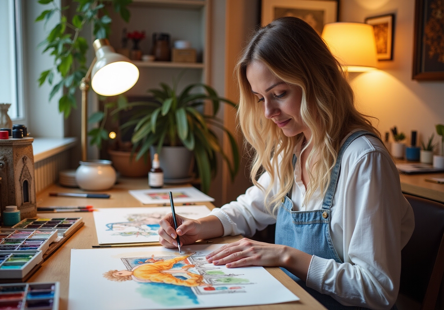 Creative Process in Illustrated Marketing