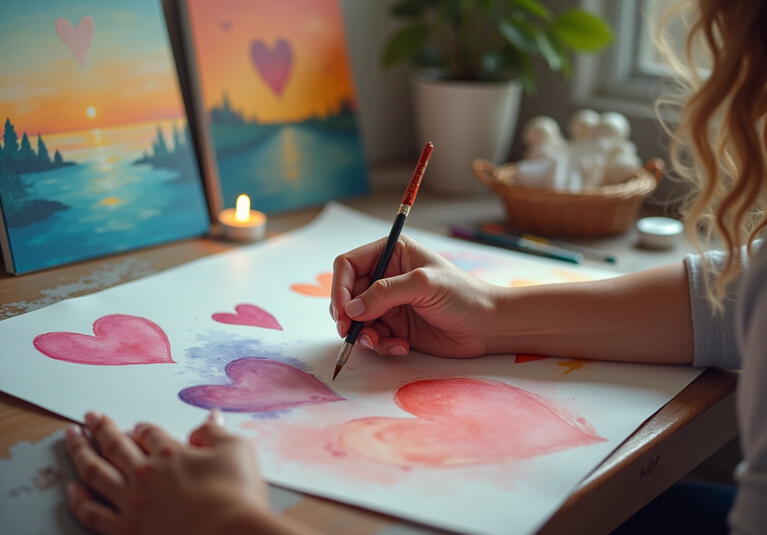 Creative Self-Care through Watercolor Painting