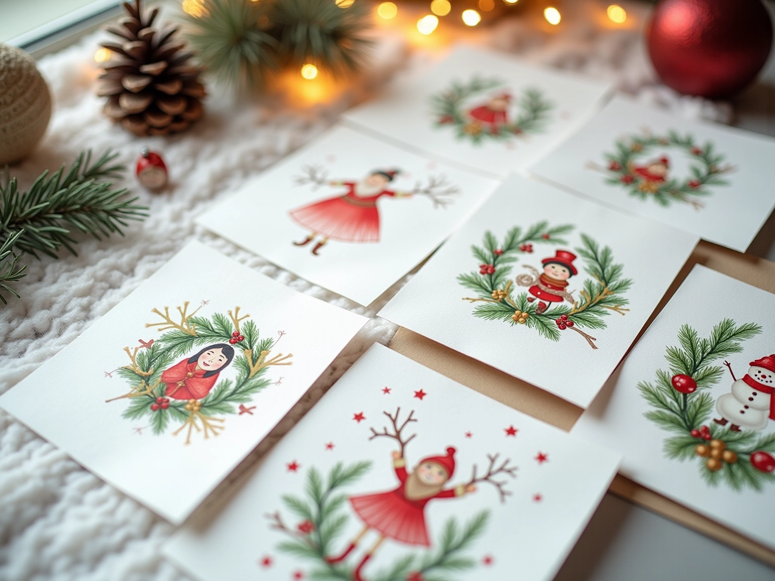 Creative Watercolor Christmas Card Designs Creative Watercolor Christmas Card Designs