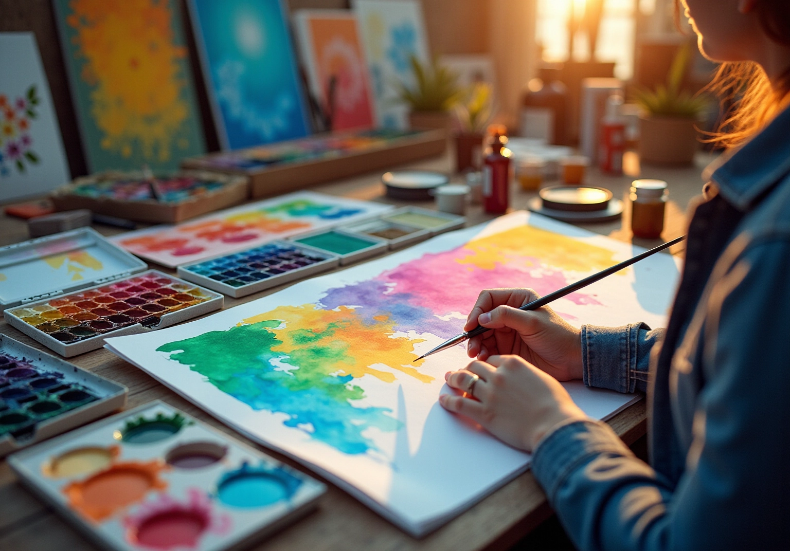 Creative Watercolor Exploration