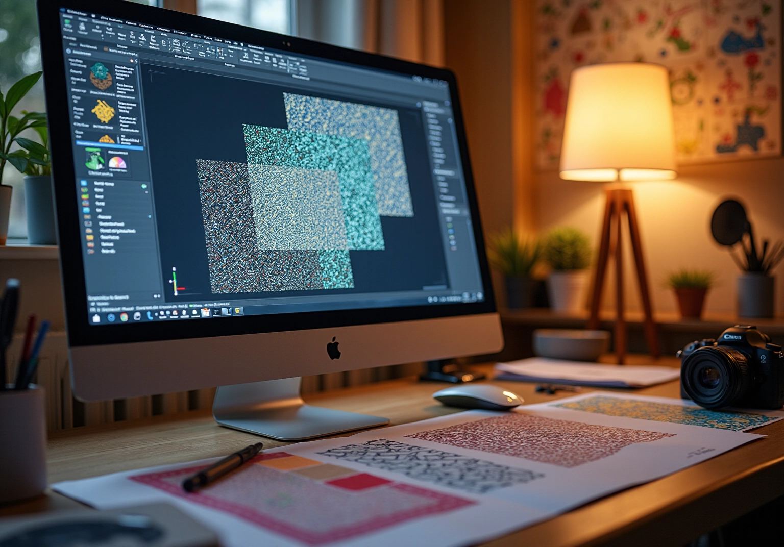 Creative Workspace for Pattern Design Creative Workspace for Pattern Design