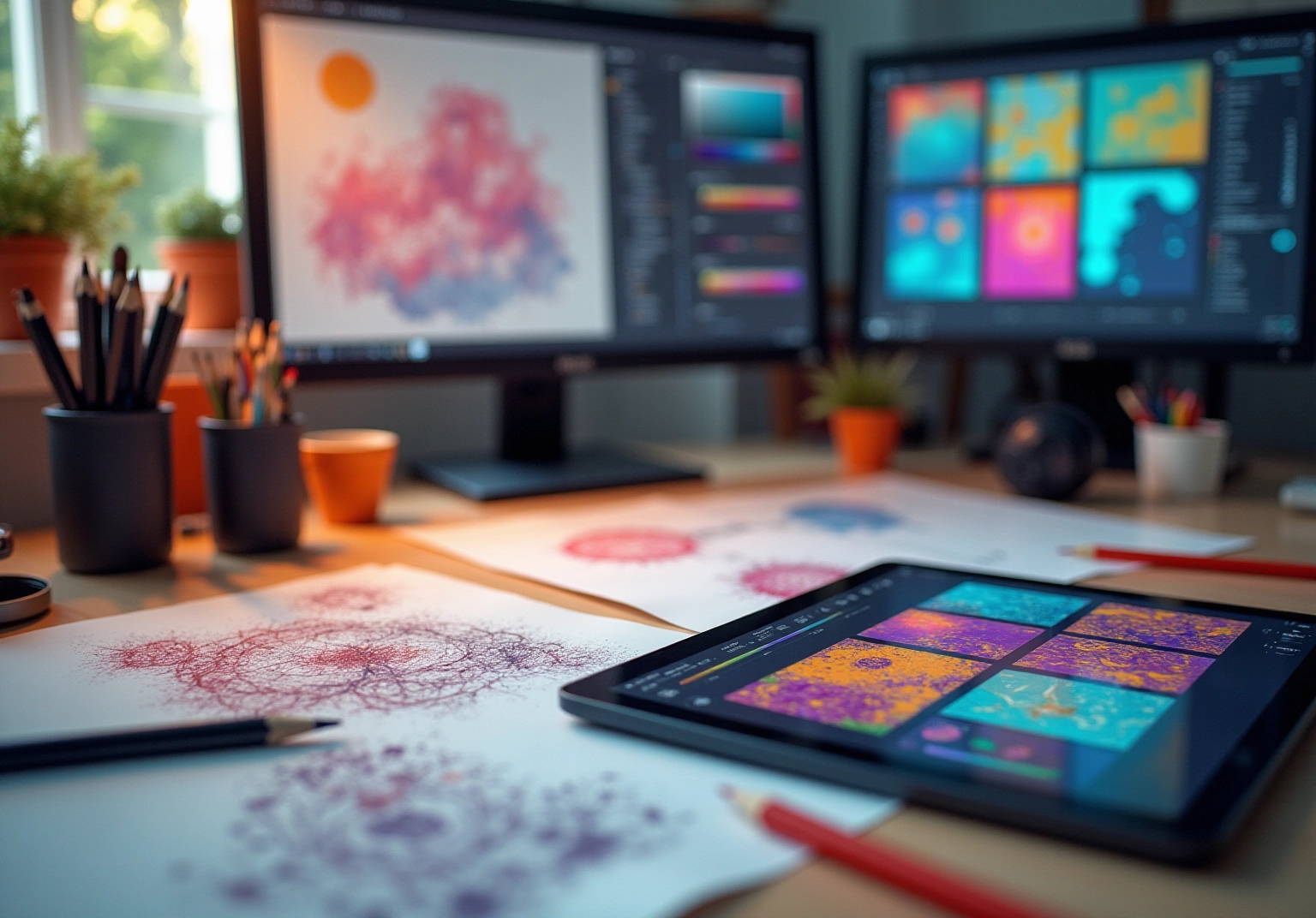 Creative Workspace for Pattern Design Creative Workspace for Pattern Design