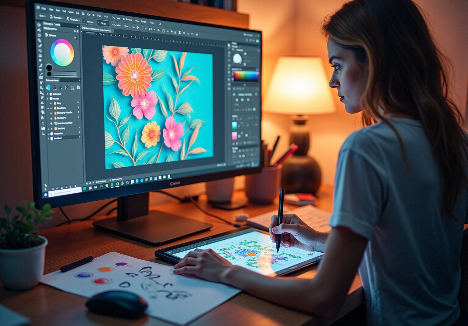 Creative Workspace for Seamless Pattern Design