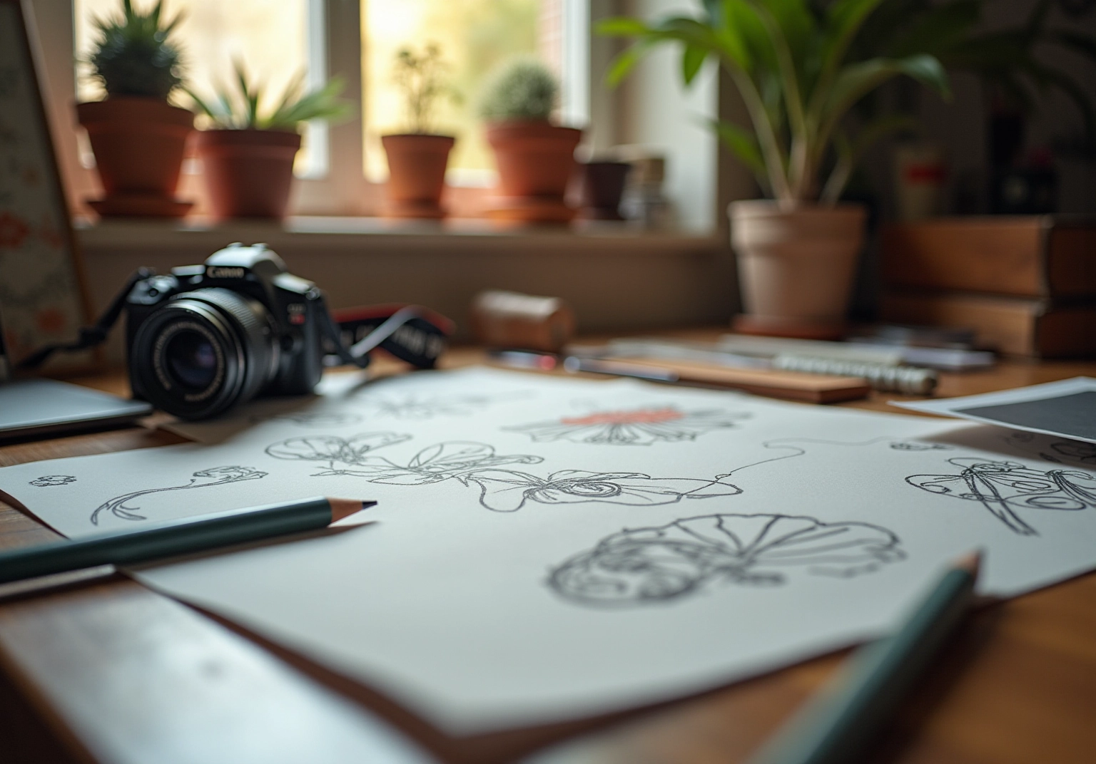 Creative Workspace for Sketching Designs Creative Workspace for Sketching Designs