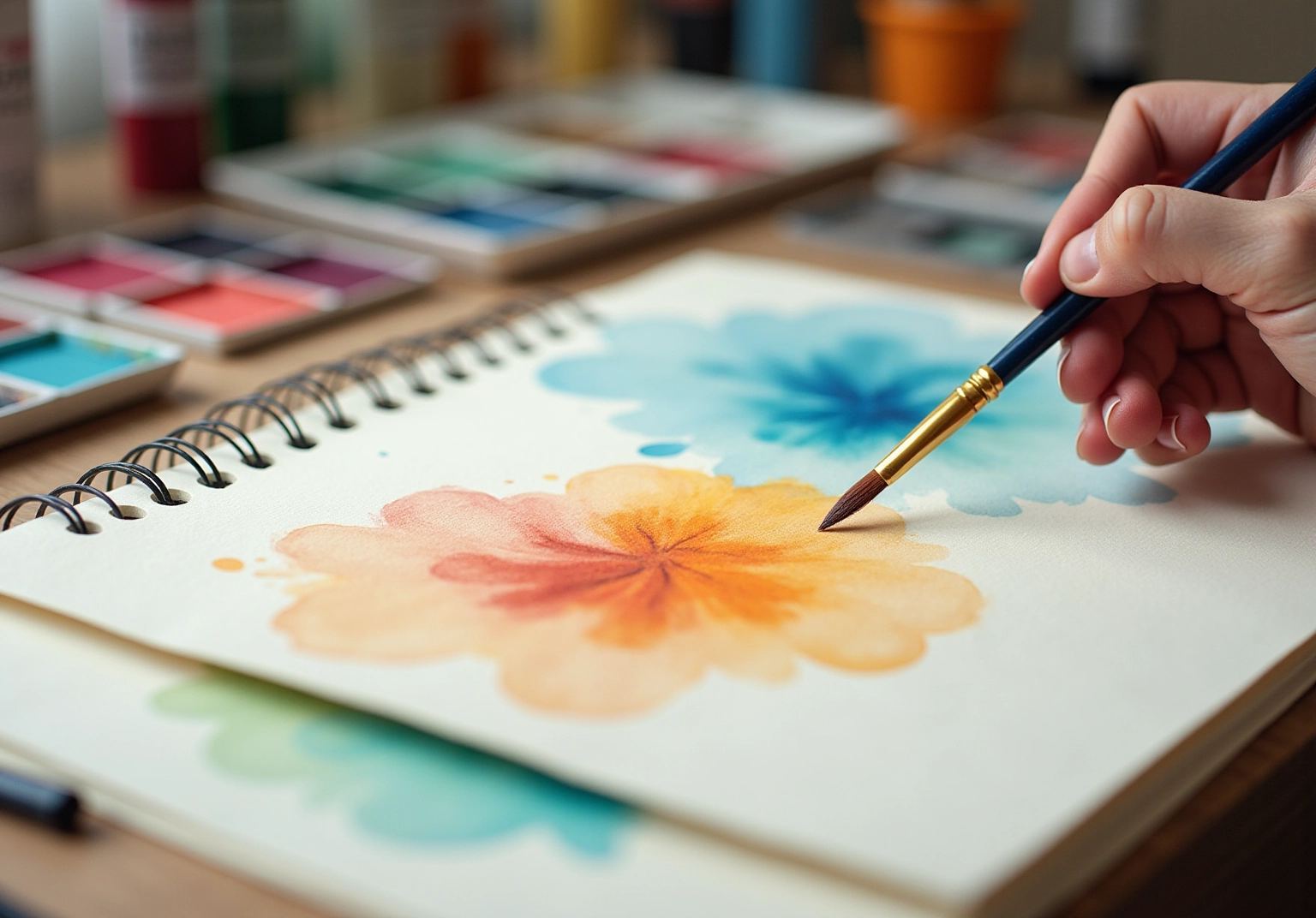 Creative Workspace with Arches Watercolor Paper Creative Workspace with Arches Watercolor Paper