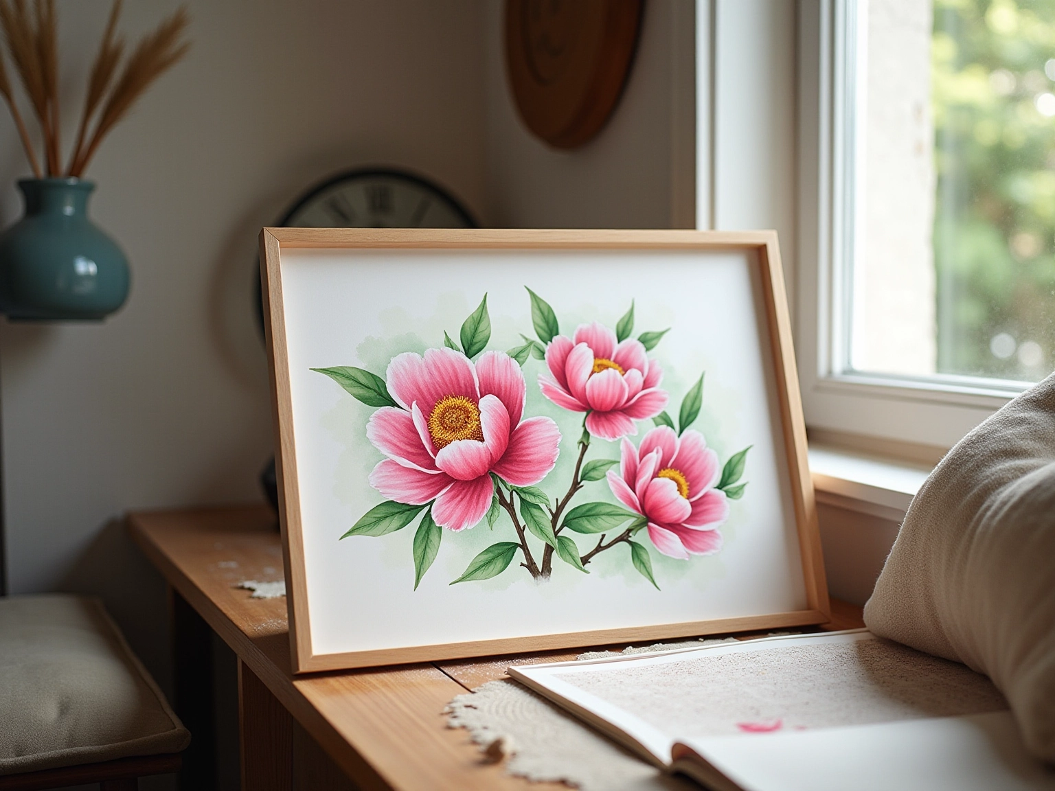 Custom Watercolor Peony Illustrations