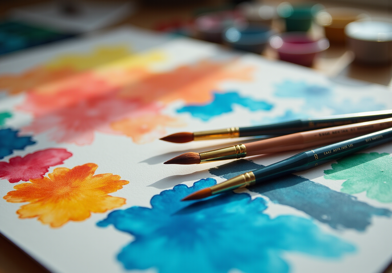 Artistic Workspace with Artify Watercolour Brushes Artistic Workspace with Artify Watercolour Brushes