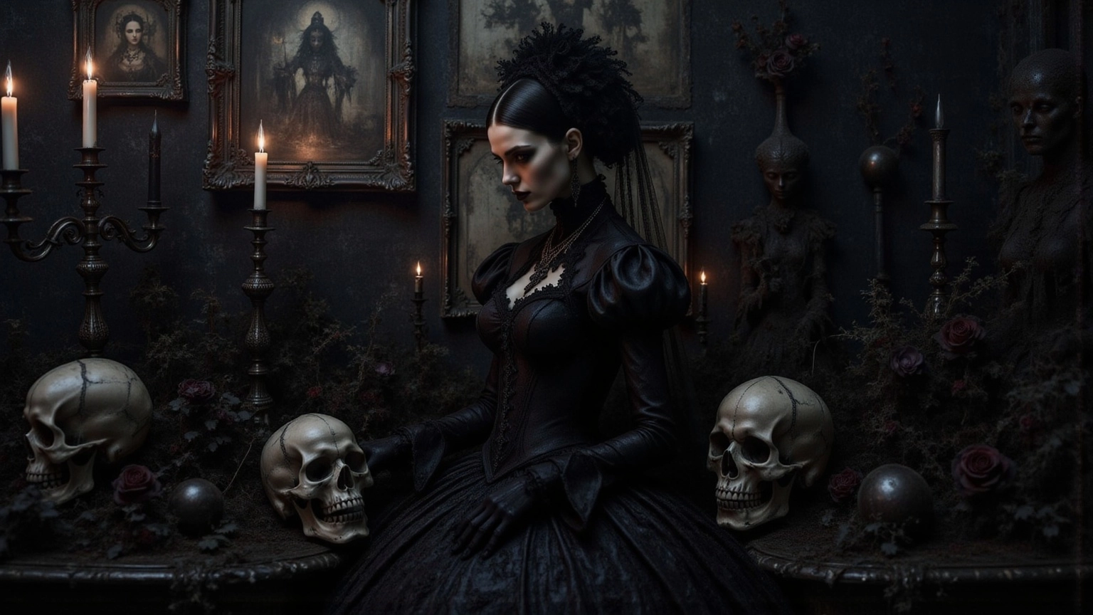 Dark Allure in Gothic Decor