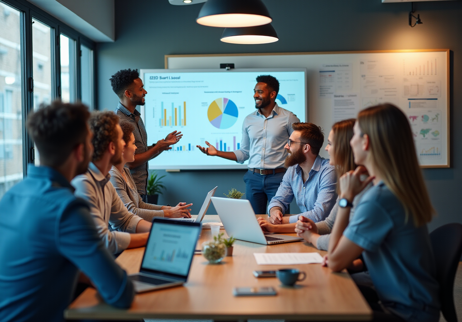 Professional SEO Strategy Meeting