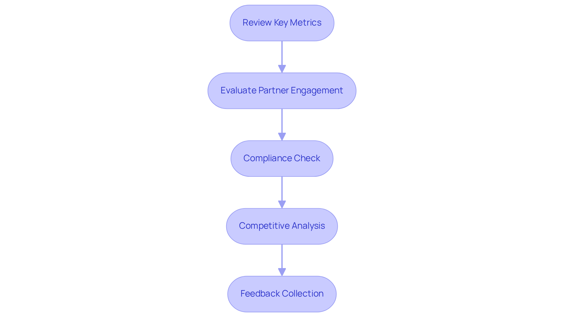 Each box represents a step in the audit process. Follow the arrows to see how each step leads to the next, helping you understand how to maximize the effectiveness of your affiliate program.