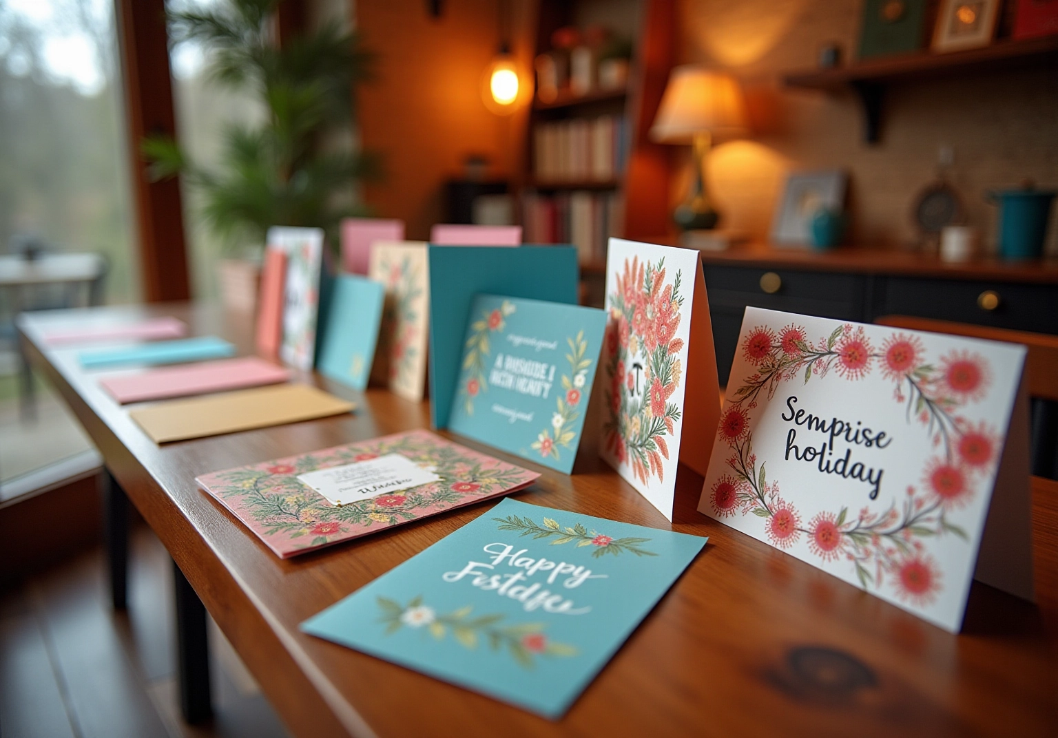 Diverse Greeting Cards Display Diverse Greeting Cards Display
