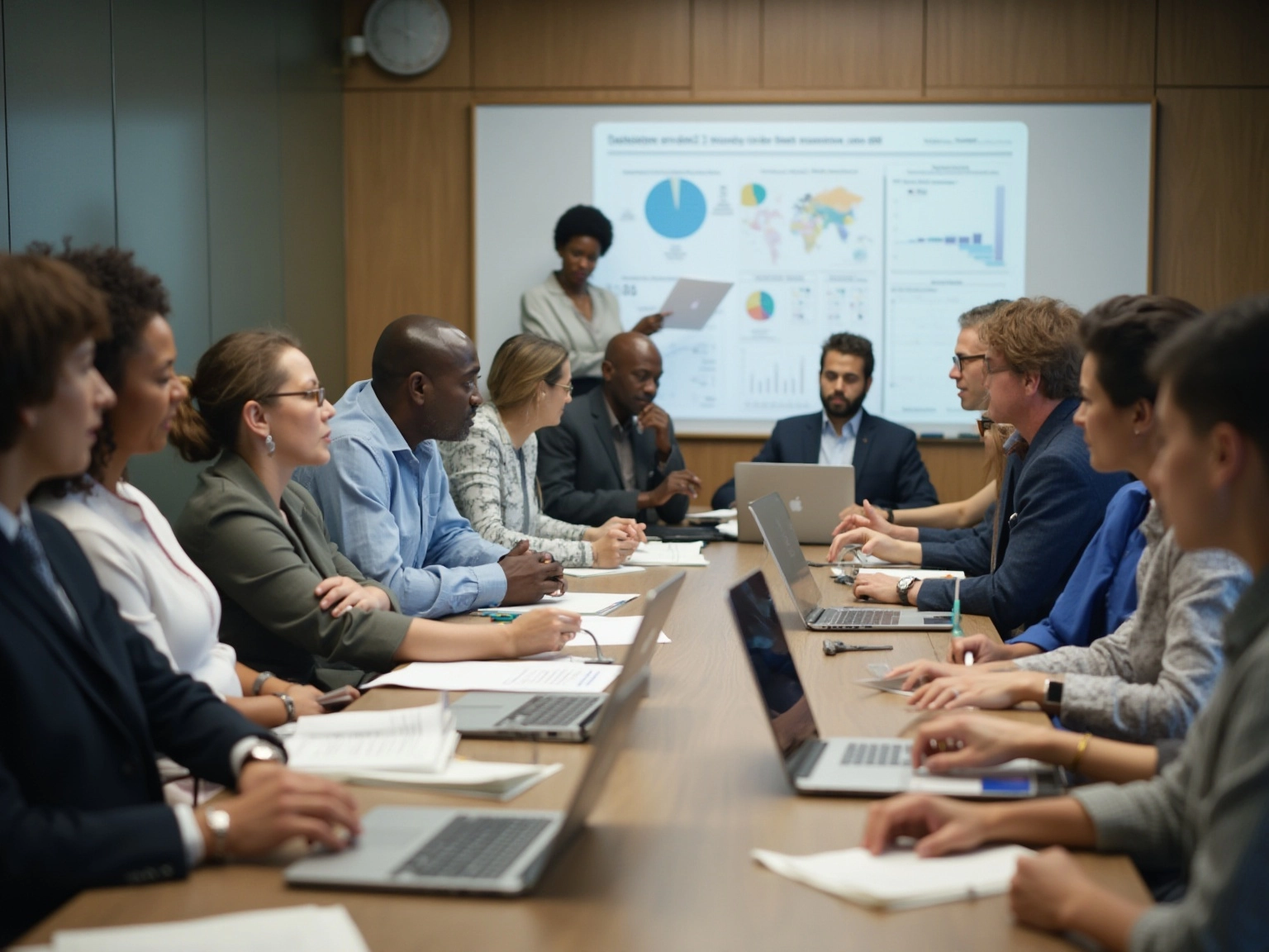 Diverse Leadership Team in Action Diverse Leadership Team in Action