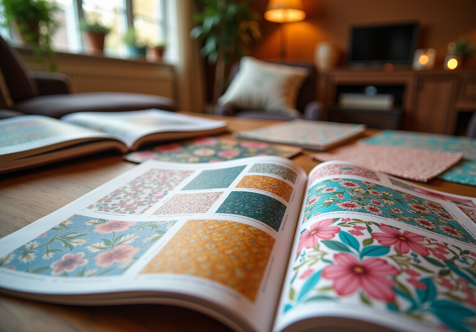 Diverse Patterns in a Cozy Interior Diverse Patterns in a Cozy Interior