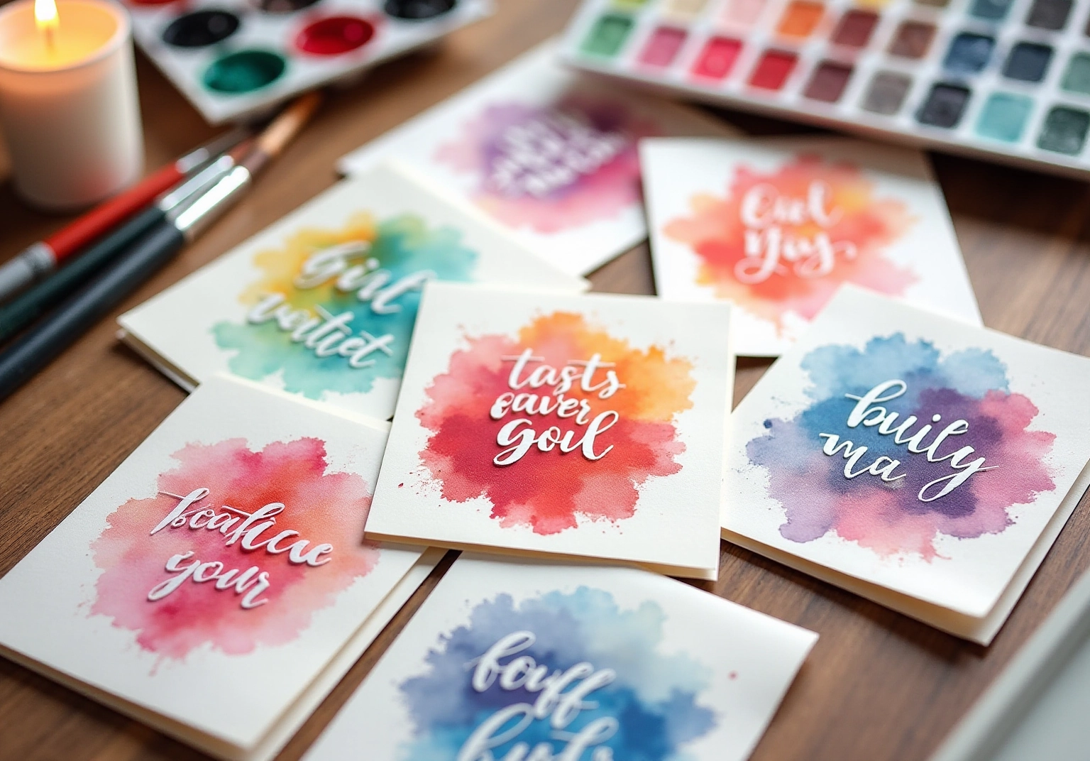 Diverse Techniques in Greeting Card Art Diverse Techniques in Greeting Card Art