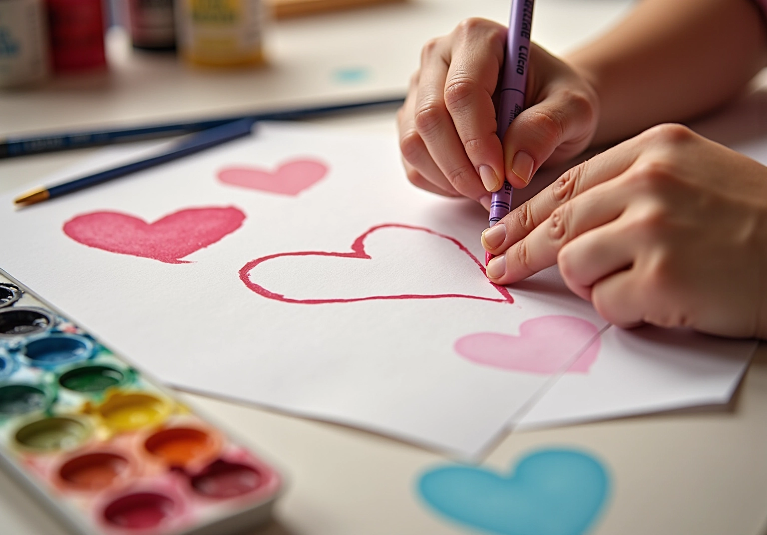 DIY Valentine Card Creation