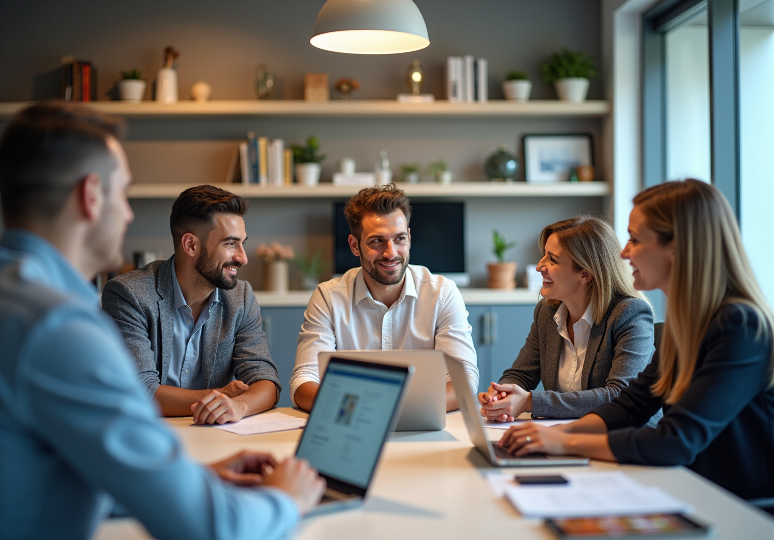 SEO Consultants Collaborating for Business Growth