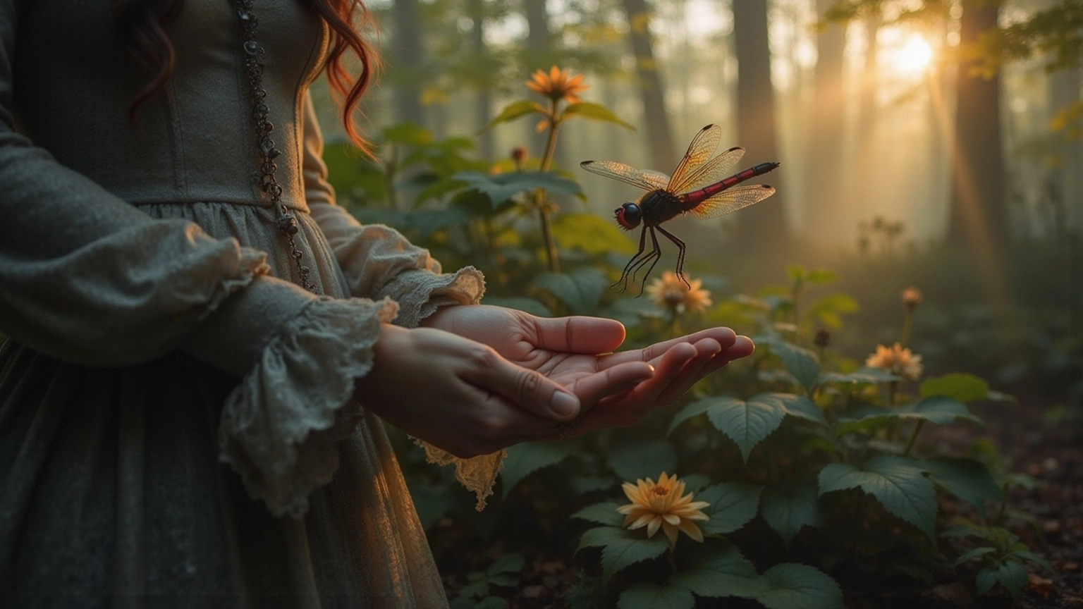 Dragonfly Landing: A Moment of Transformation