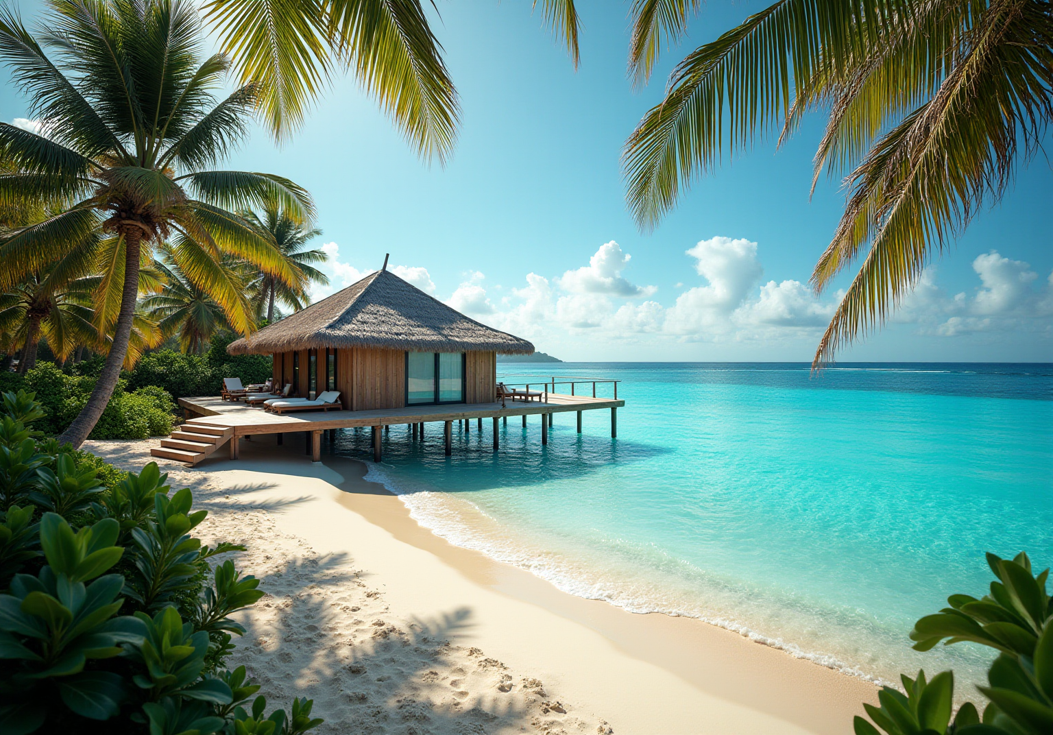 Romantic Luxury Resort in the Maldives