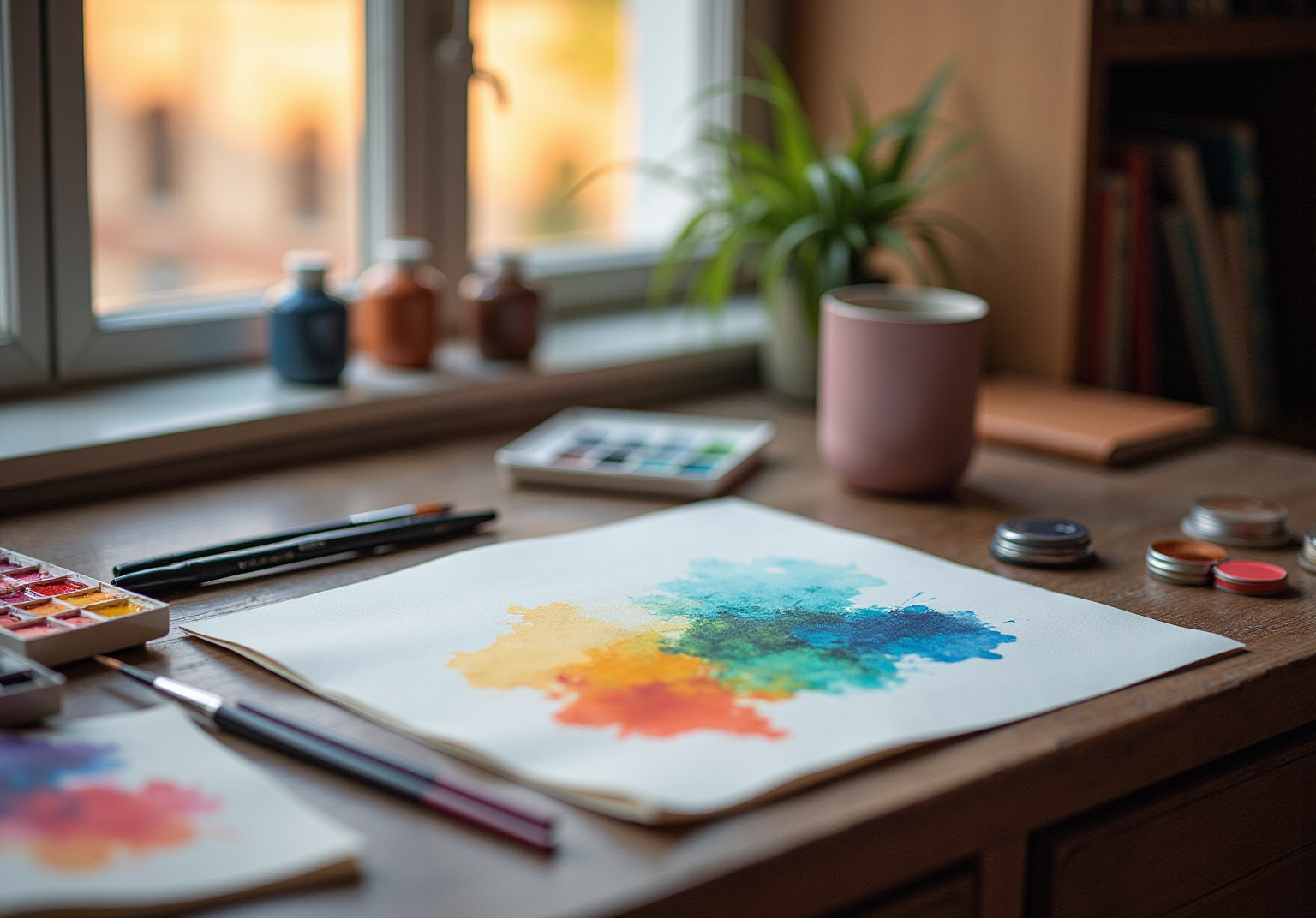 Artistic Workspace with Kelly Swain Watercolor Paper Artistic Workspace with Kelly Swain Watercolor Paper