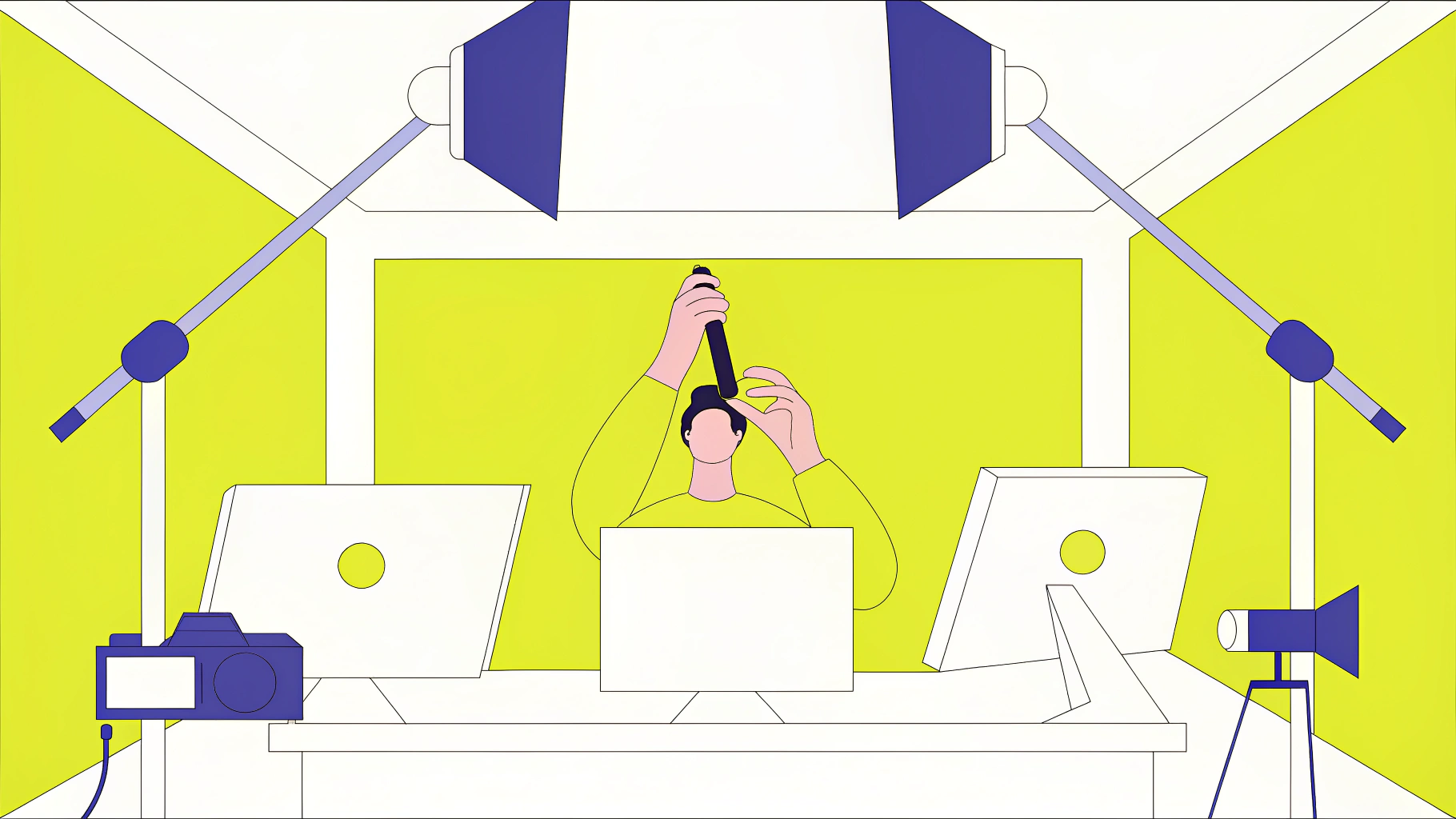 Video Production Setup for Vehicle Feature Walkthrough