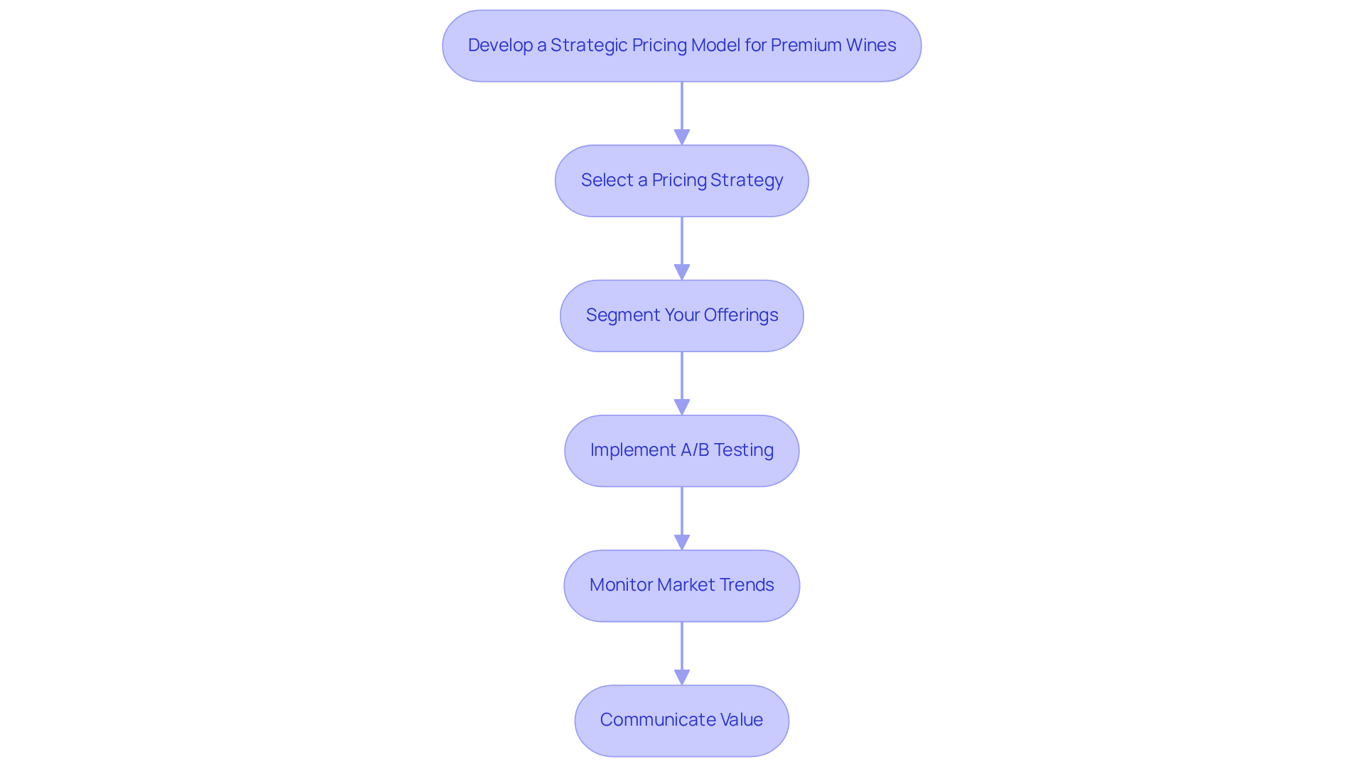 Each box represents a crucial step in the pricing model process. Follow the arrows to see how each step builds on the previous one, guiding you towards an effective pricing strategy.