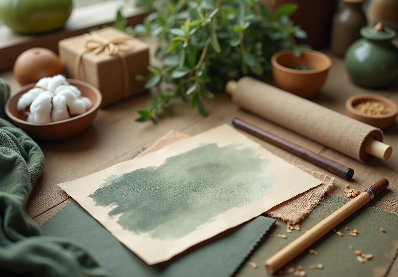 Eco-Friendly Artistic Workspace