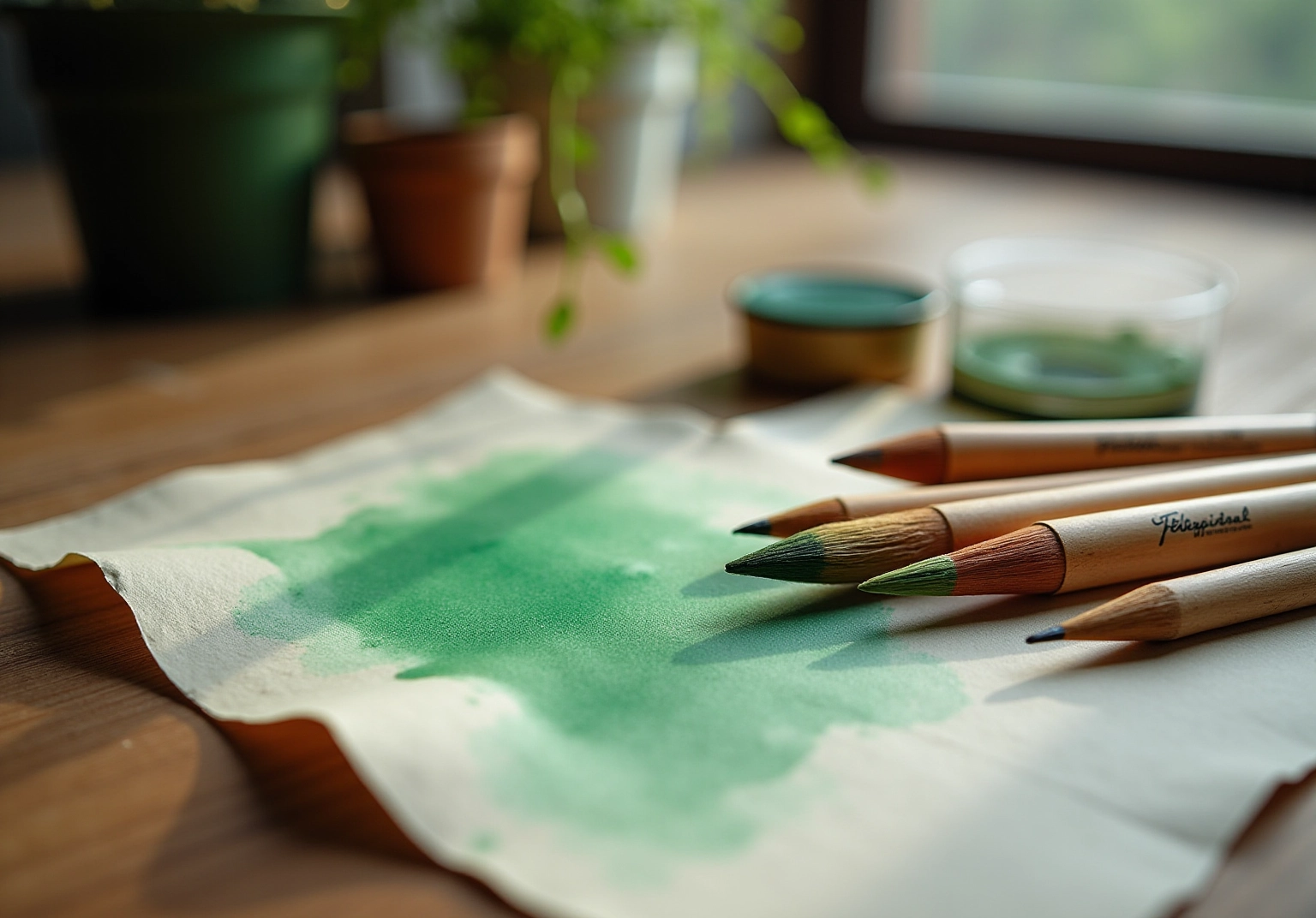 Eco-Friendly Watercolor Brushes