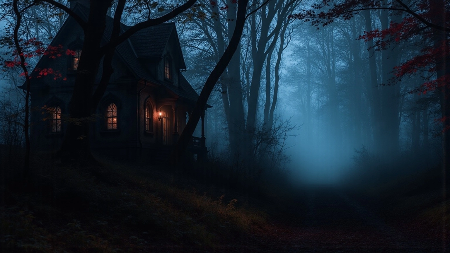 Eerie Gothic Landscape