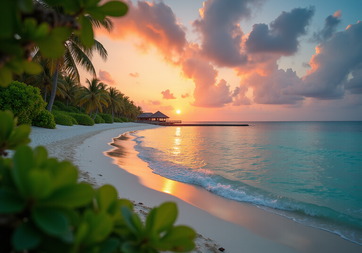 Luxurious Sunset at Kurumba Maldives