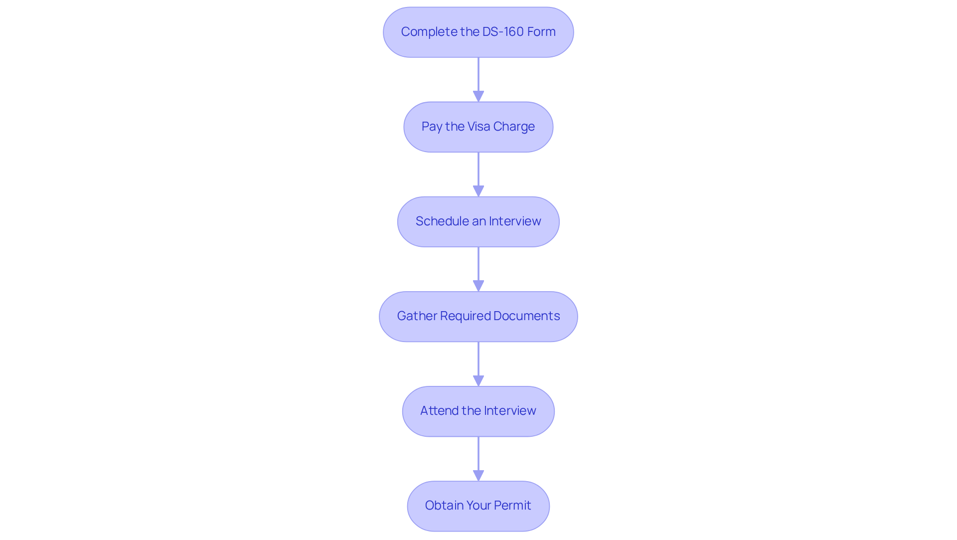 Each box represents a step you need to take to apply for your tourist visa. Follow the arrows to see the order in which you should complete each task, ensuring you don’t miss any important steps along the way. Each box represents a step you need to take to apply for your tourist visa. Follow the arrows to see the order in which you should complete each task, ensuring you don’t miss any important steps along the way.