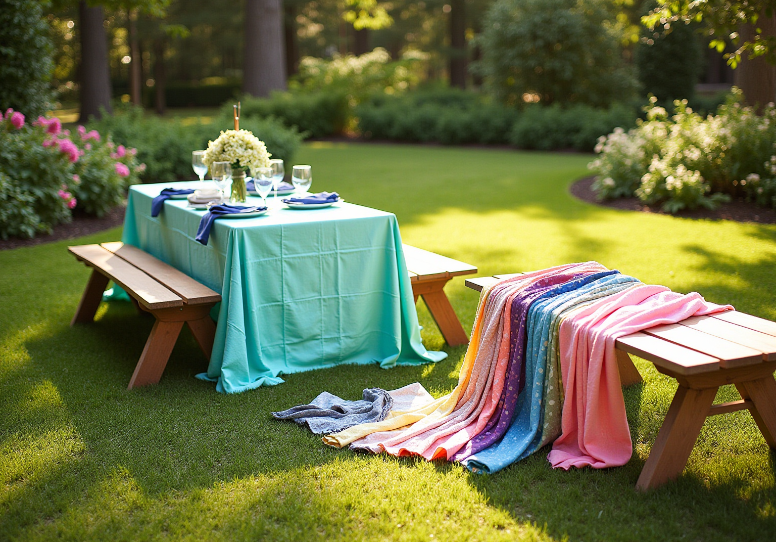 5 Essential Picnic Table Covers with Elastic for Event Planners
