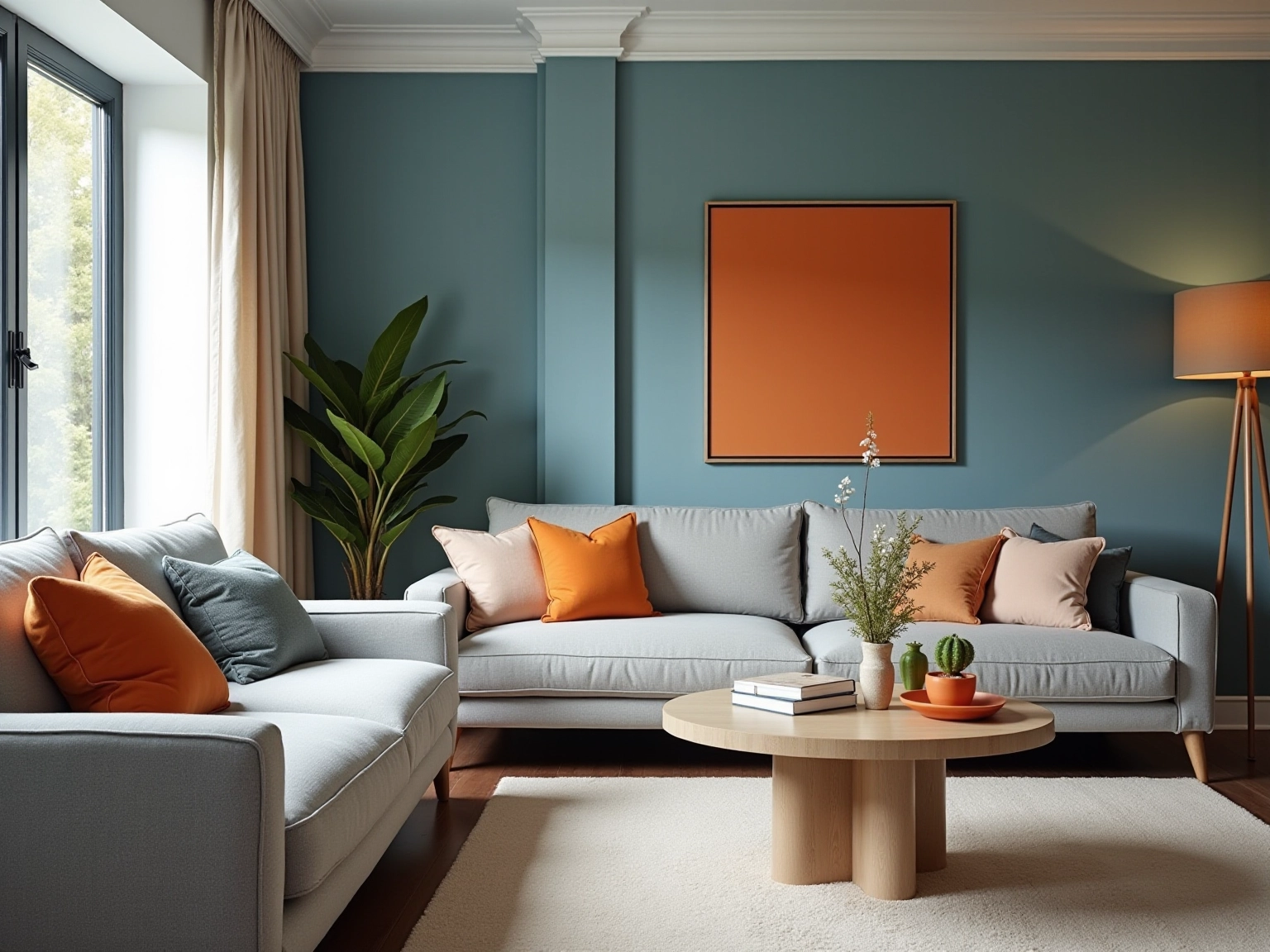 Elegant Home with Muted Color Scheme Elegant Home with Muted Color Scheme
