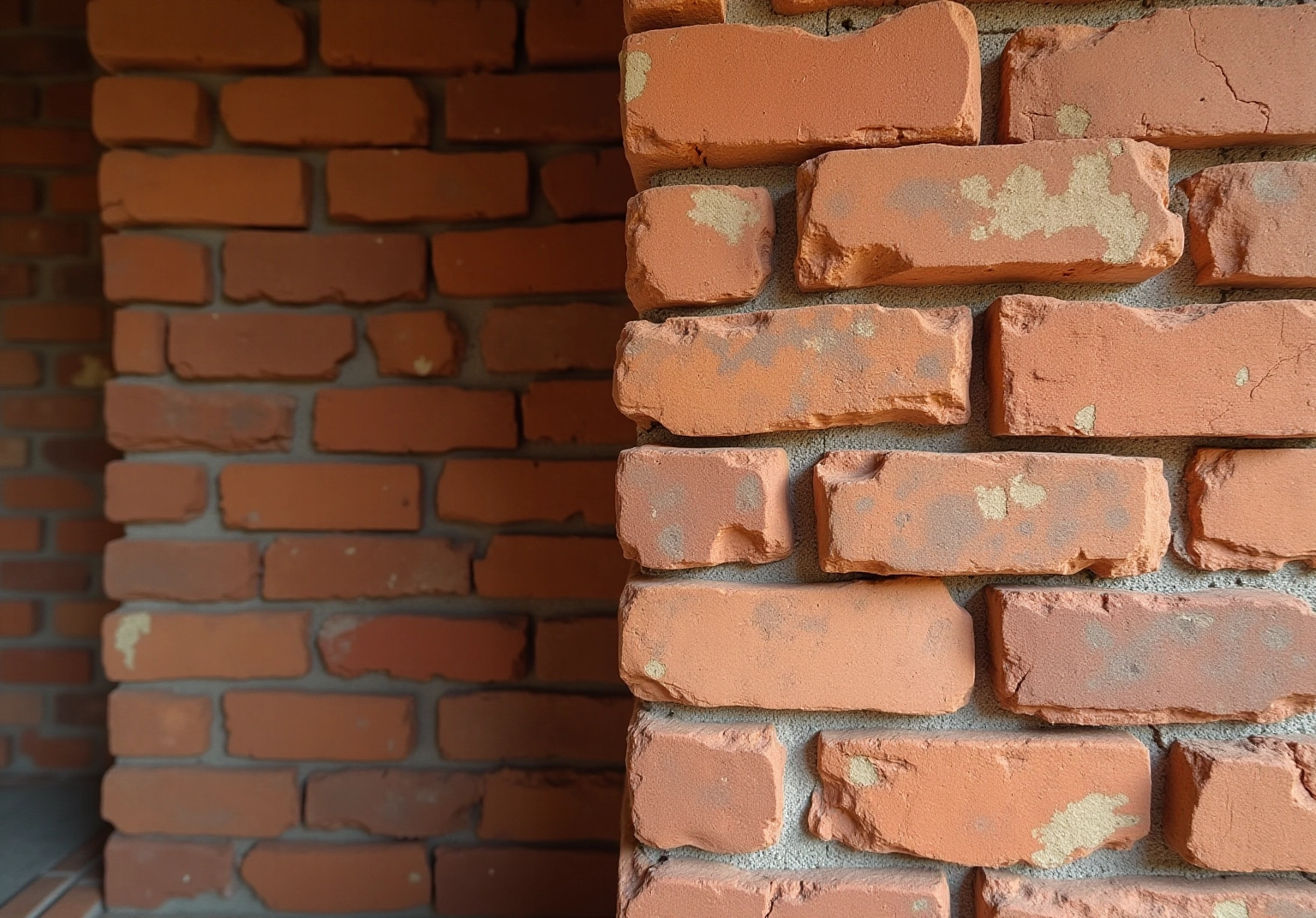Elegant Staggered Brick Pattern Interior
