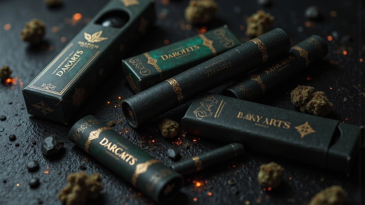 Elegant THCA Pre-Rolls by Darc Arts