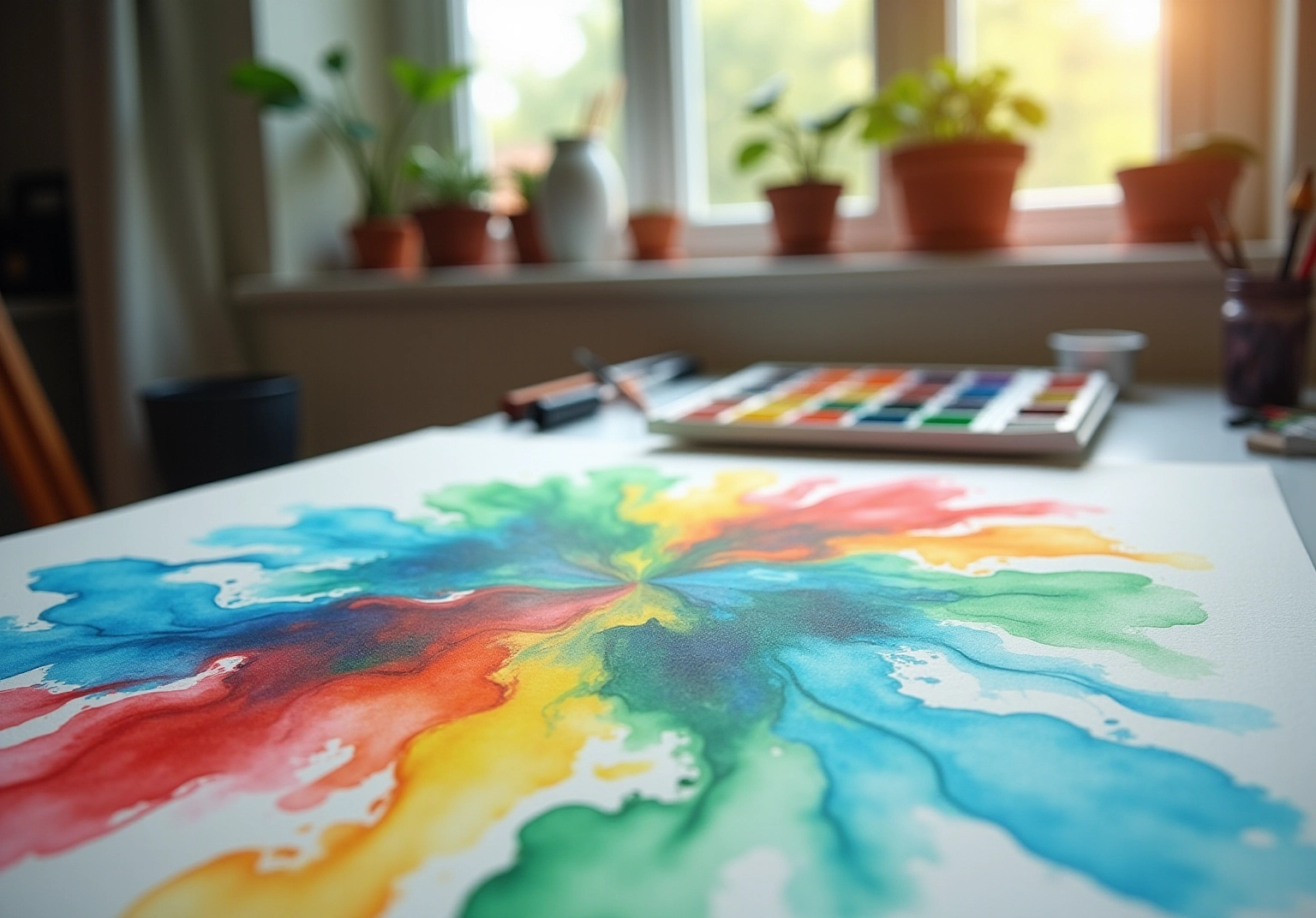 Embracing Spontaneity in Abstract Watercolor Embracing Spontaneity in Abstract Watercolor