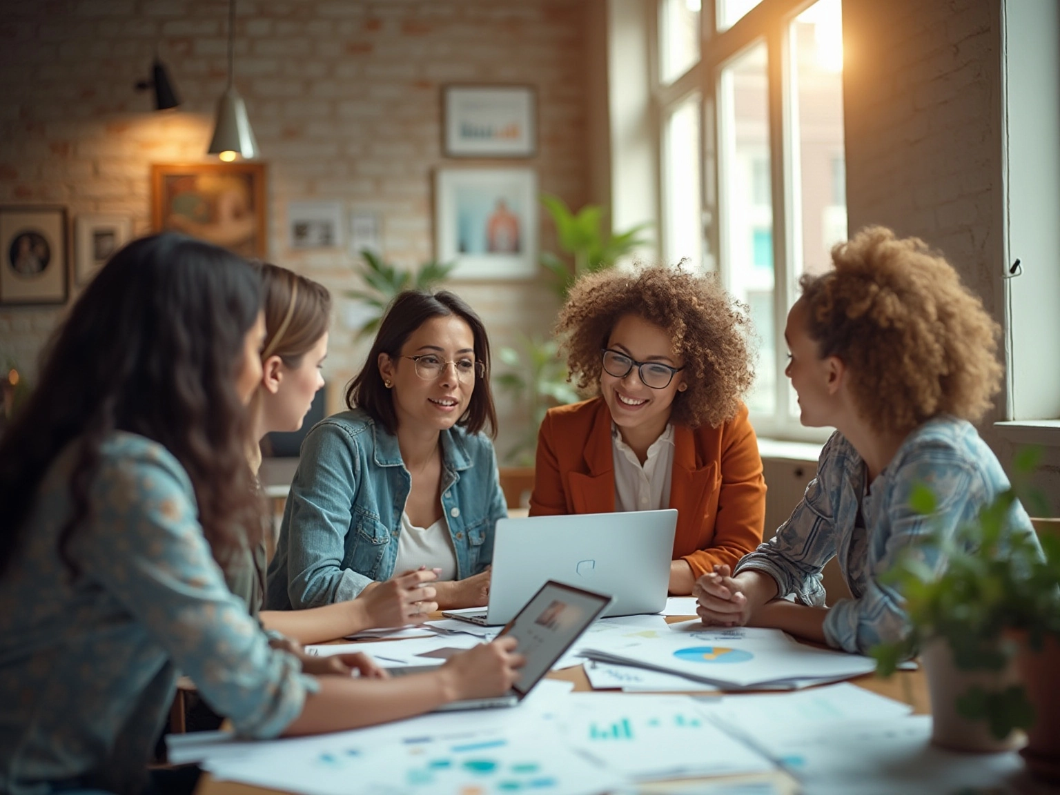 Empowered Women Entrepreneurs Collaborating