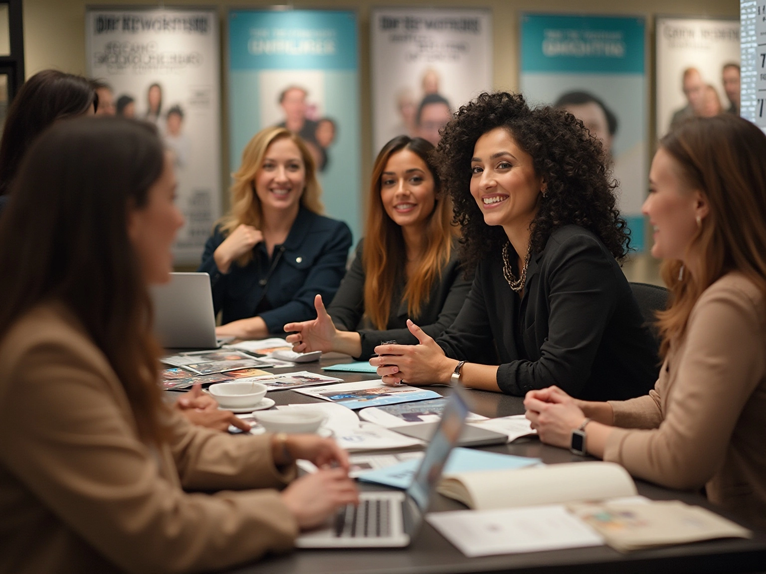 Empowering Women Entrepreneurs at a Networking Event