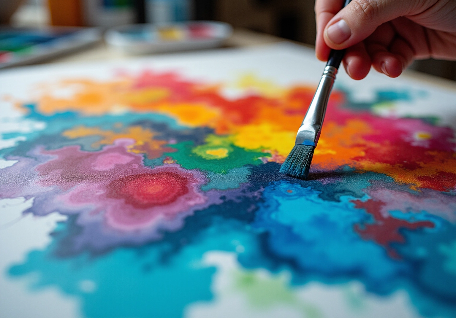 Energizing Abstract Watercolor Creations Energizing Abstract Watercolor Creations