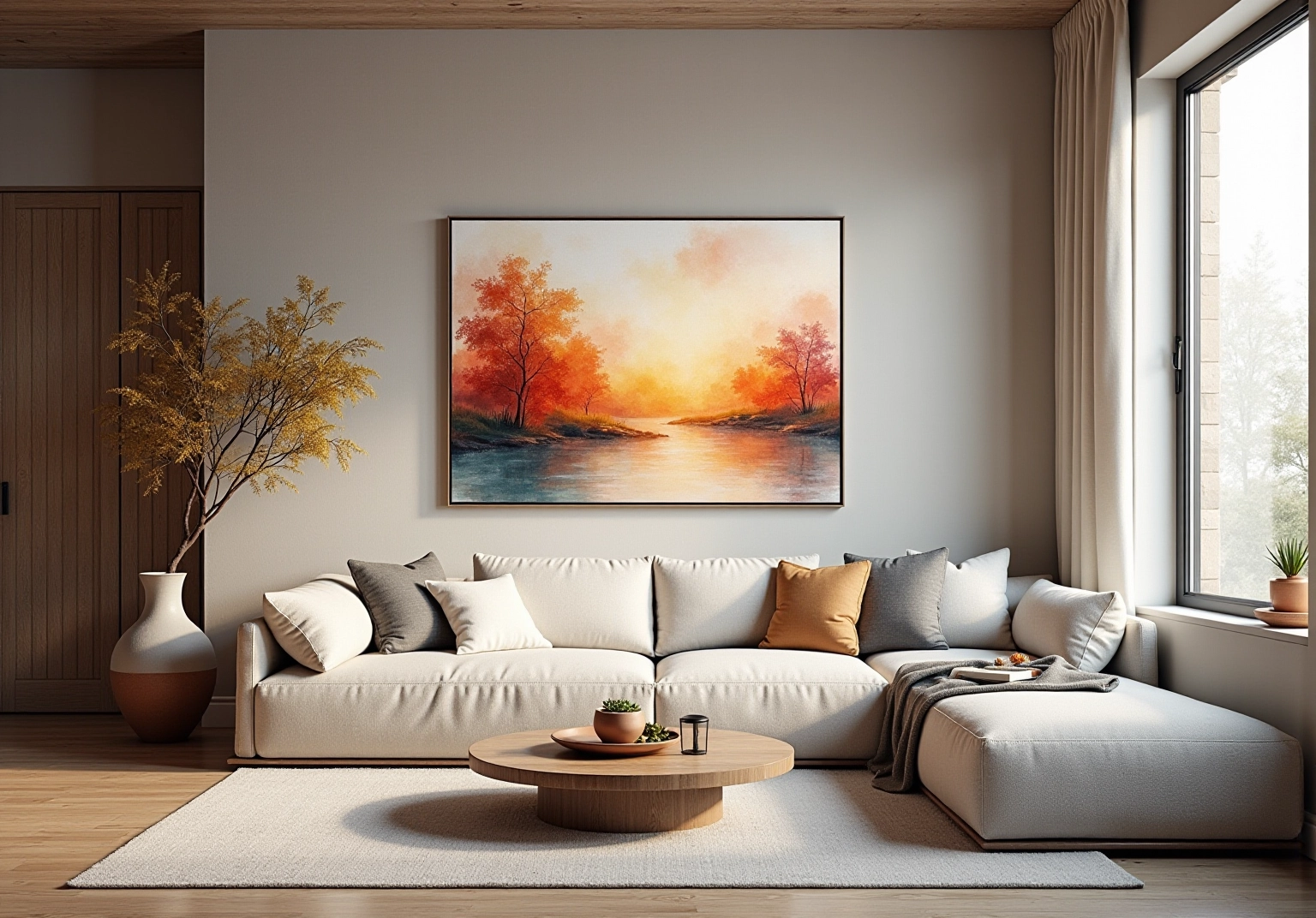 Enhancing Home Design with Watercolor Art