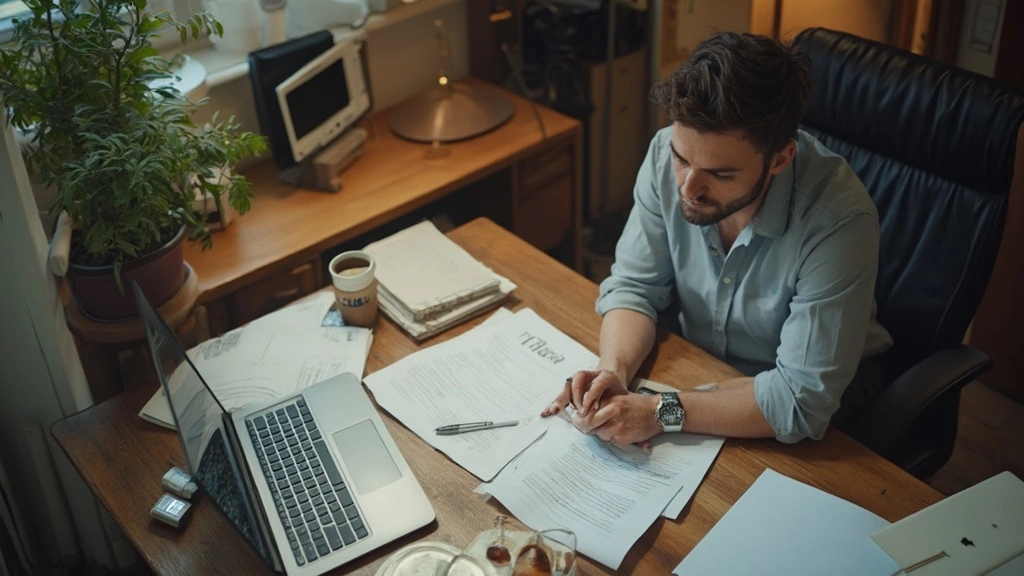 Entrepreneur Applying for Business Grants