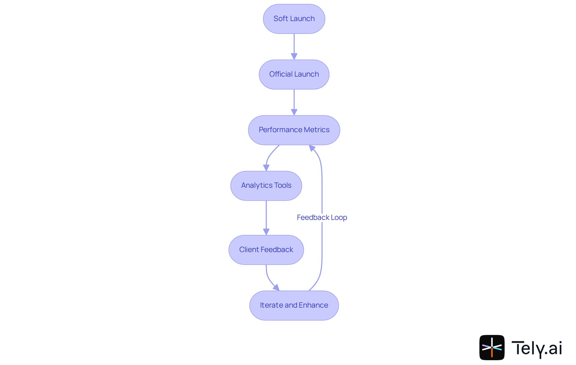 Each box represents a crucial step in launching your business. Follow the arrows to see how each step connects to the next, guiding you through the process of establishing and monitoring your business effectively.