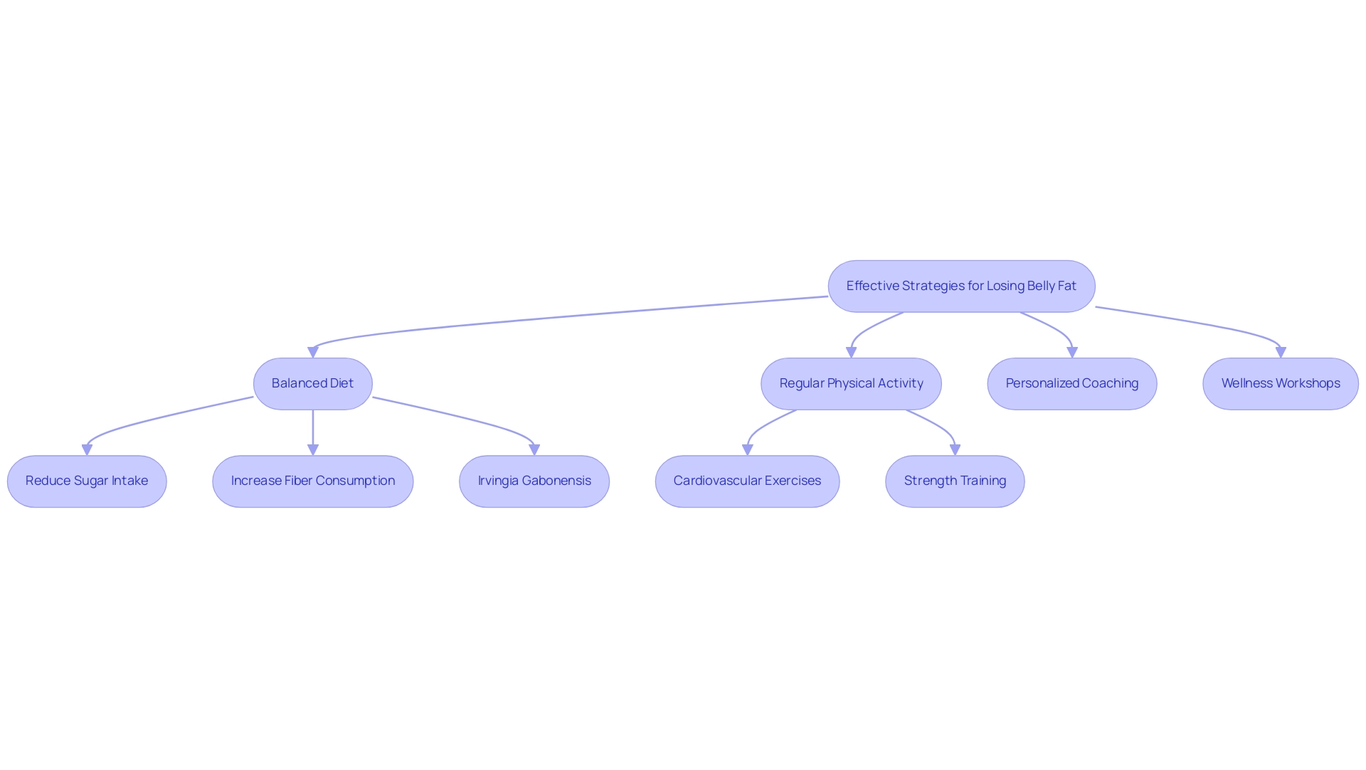 Each box represents a strategy or sub-strategy, with arrows indicating the flow and connection between different approaches to achieving the goal.