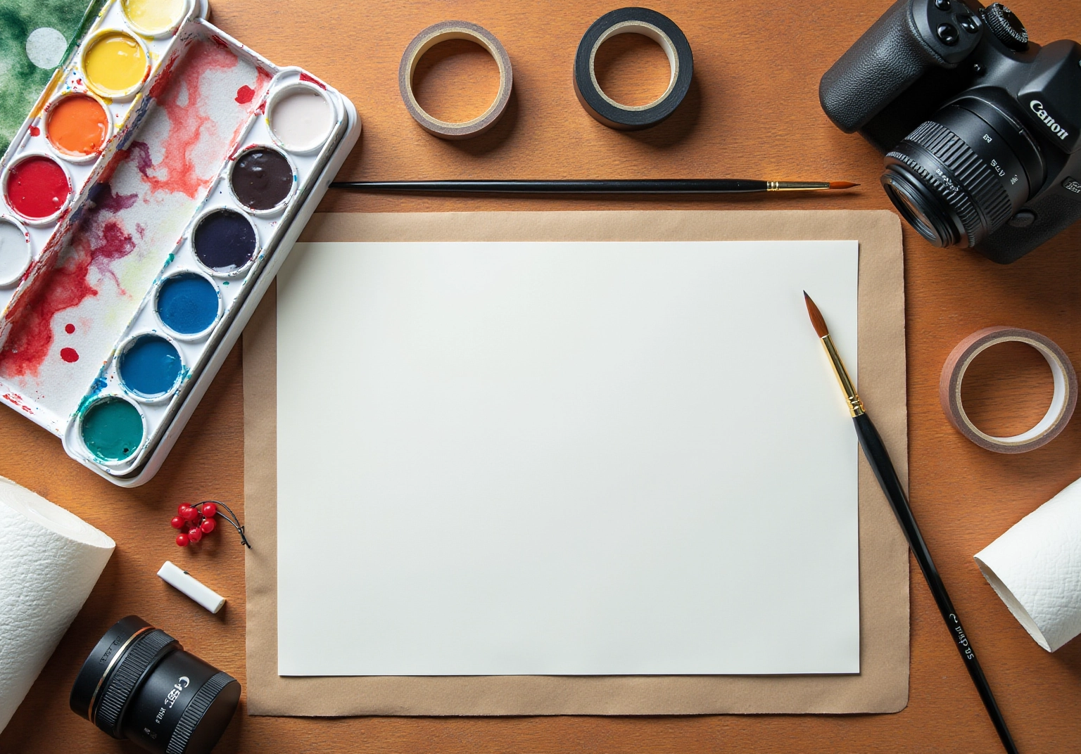 Essential Materials for Watercolor Christmas Cards